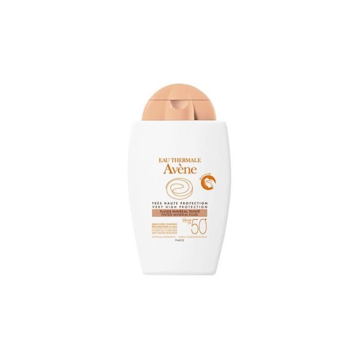 Avène fluide minéral teinté SPF50+ 40ml TU Blanc - Cdiscount Au quotidien