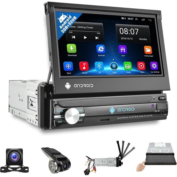Autoradio An oid 11 avec 10" Écran Tactile Réglable Autoradio Bluetooth ...