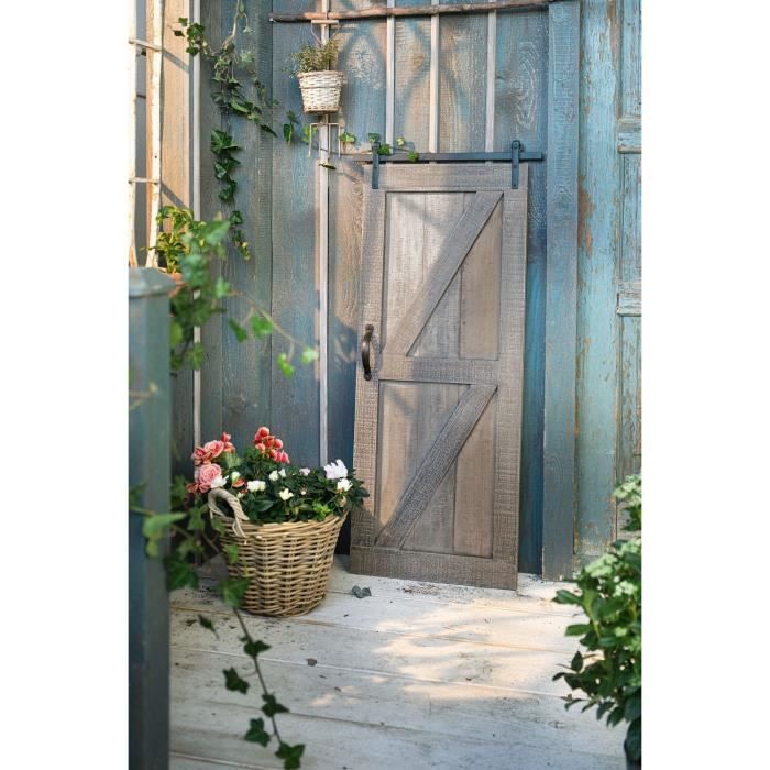 Porte décorative "Campagne", décoration murale, design rustique, bois ...