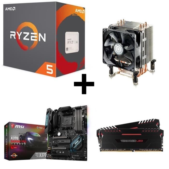 Kit Evo Ryzen 5 1500X MSI X370 16Go DDR4 3000MHz + Ventirad - Cdiscount ...