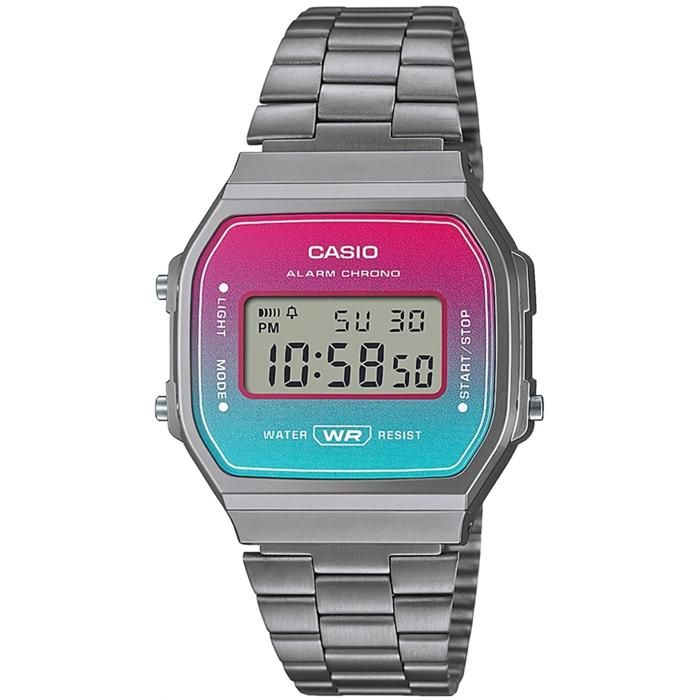 Montre Casio CASIO Retro Vintage A168WERB-2AEF Gris anthracite ...