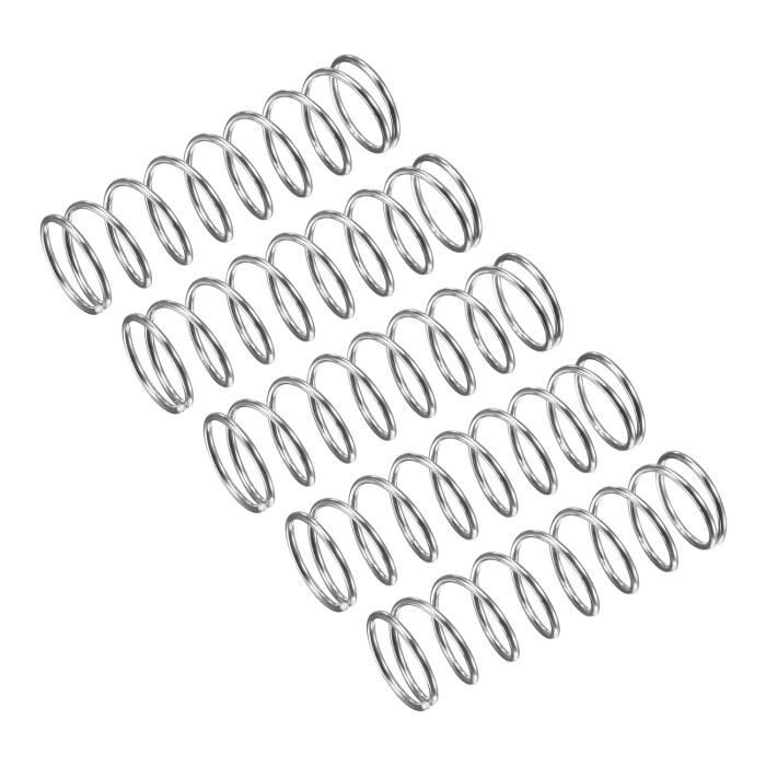 Compression Ressort, 15Pcs 304 Inox Acier, 15Mm Od, 1.2Mm Fil Taille ...