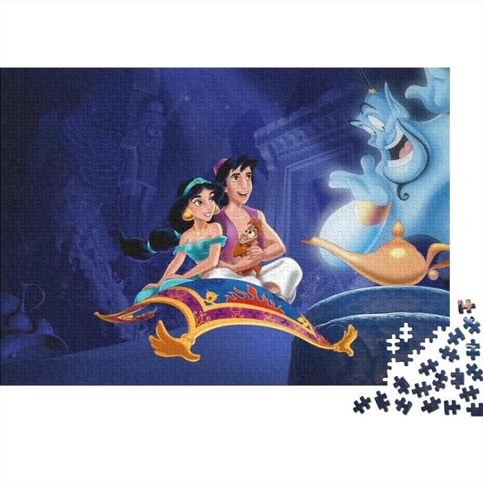 1000 Pièces Puzzles Pour Adultes Aladdin Puzzle Affiche De Film Puzzles ...