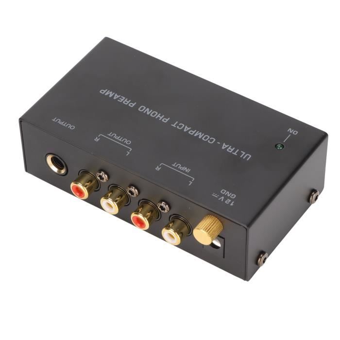 HURRISE Préampli de platine vinyle Phono PP400 Phono Turntable Preamp ...