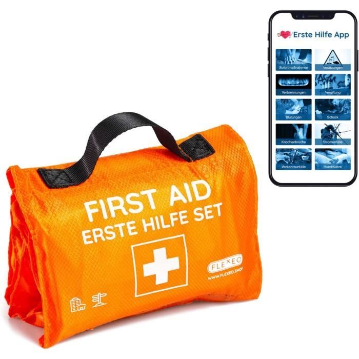 Kit de premiers secours en plein air pour randonnée, ski, escalade ...