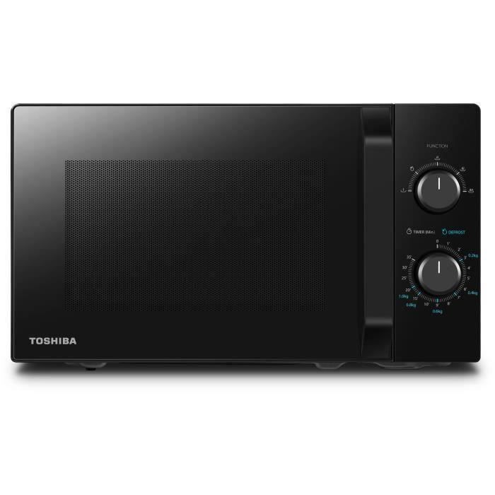 Micro-ondes pose libre - TOSHIBA - MW2-MM20P(BK) - Noir - 20L - 800W - Cdiscount Electroménager
