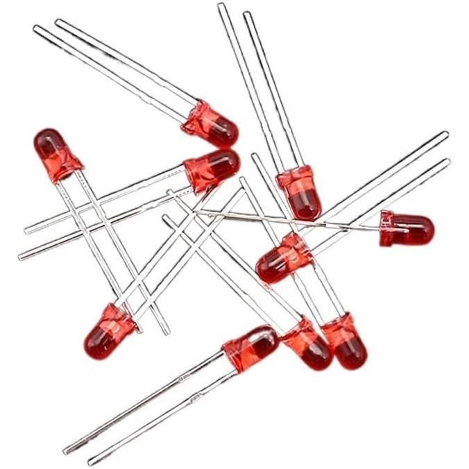 3Mm 5Mm Led Diodes Diy Kit Électronique, Blanc Rouge Jaune Vert Bleu ...