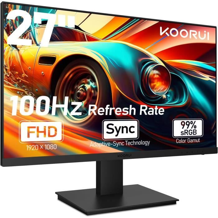 Gaming Ecran Pc 27 Pouces, Business Monitor Haut-Parleurs Intégrés ...