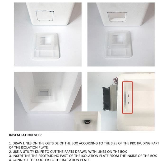 VBESTLIFE Mini Frigo Thermoélectrique 12V 10A Refroidisseur ... VBESTLIFE Mini Frigo Thermoélectrique 12V 10A Refroidisseur ...