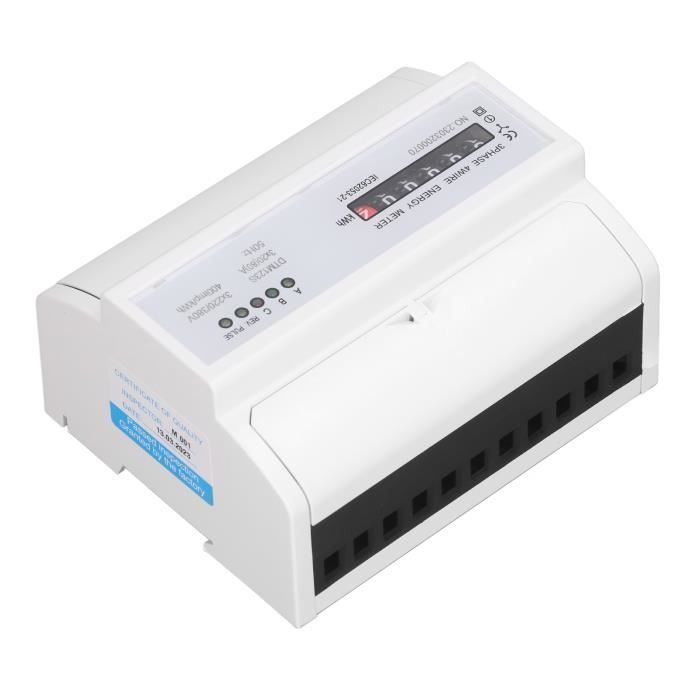 Compteur d'énergie électrique numérique - YOSOO - DTM123S - Triphasé ...