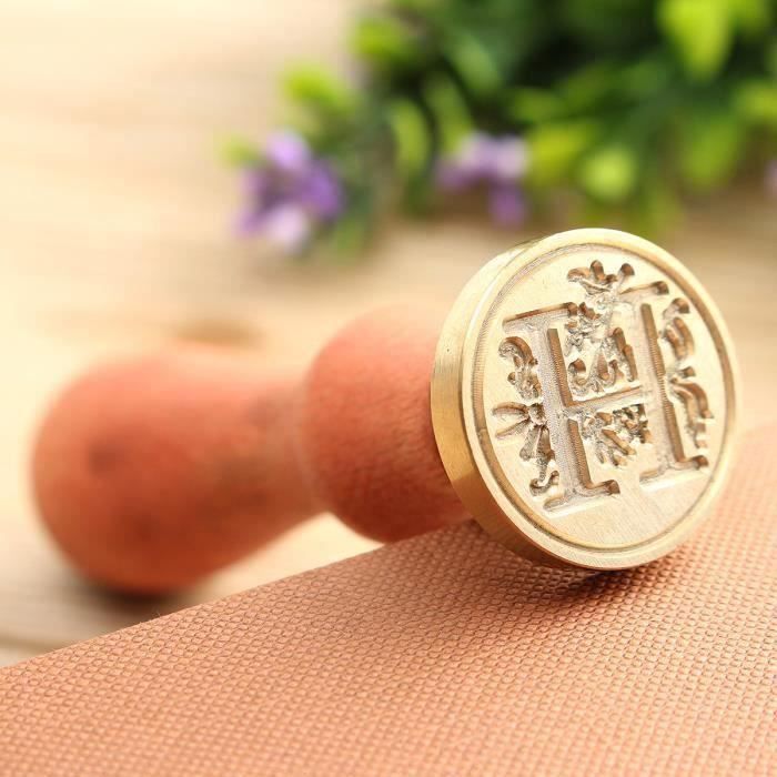 26 Lettre Classique A-Z Alphabet Sceau Cachet Bougie Bâton Tampon ...