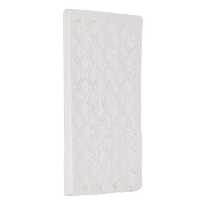 Zerone Moule de Texture de gâteau DIY Silicone Cake Fondant Moules ...