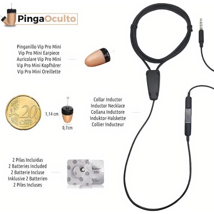 Oreillette Espion Ecouteur Mini Invisible Pour Examen Vip Pro Caché ...