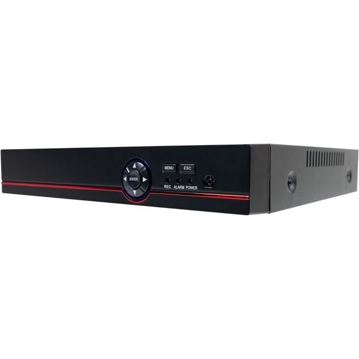 Kit de vidéosurveillance AHD House PTZ1500 5 MP - DVR et 4 caméras de ...