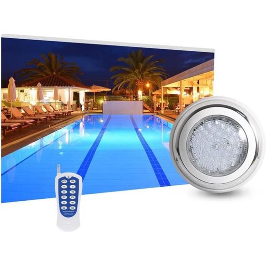 Eclairage piscine LED 12-45W, IP68 Eclairage piscine 12V-24v for ...