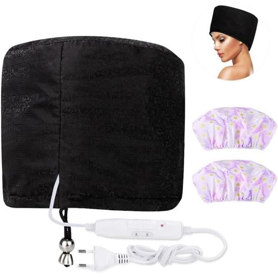Casques Chauffant Cheveux Vapeur Soin , Bonnet Chauffant pour Soins ...