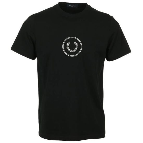 Fred Perry Circle Branding T-Shirt Black - Cdiscount Prêt-à-Porter