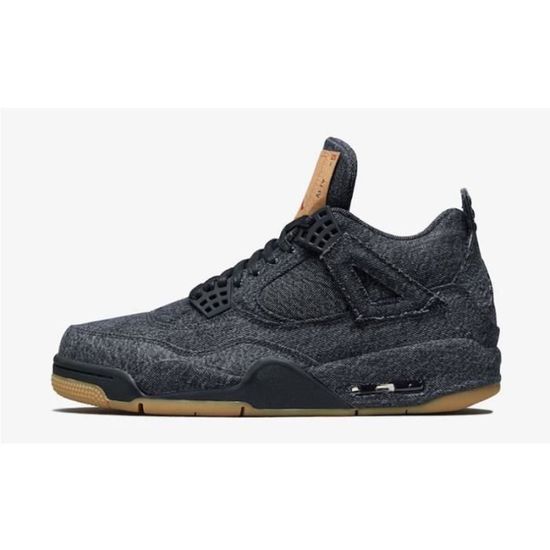 Basket NIKE AIR Jordan 4 Retro University Chaussures de Basket AJ4 ...