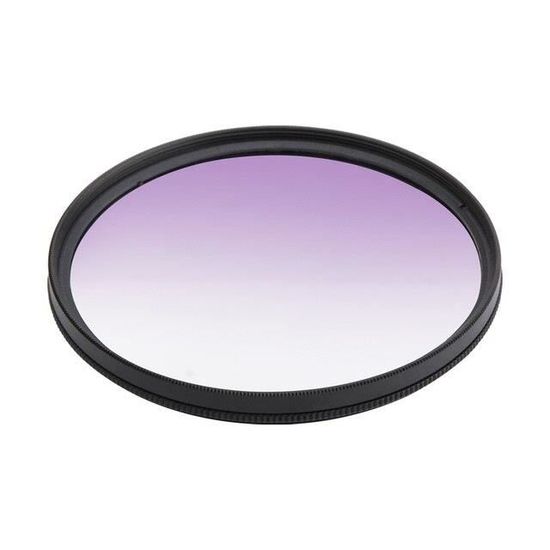FILTRE PHOTO,Gradient Purple-46mm--filtre de couleur dégradé universel ...