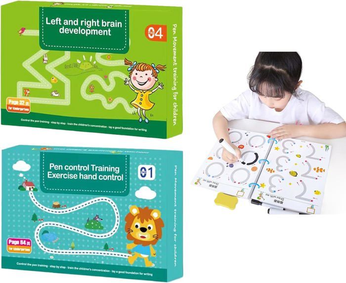 Scribble Smart Workbook, Cahier Effaçable, Réutilisable, Cahier Pour ...