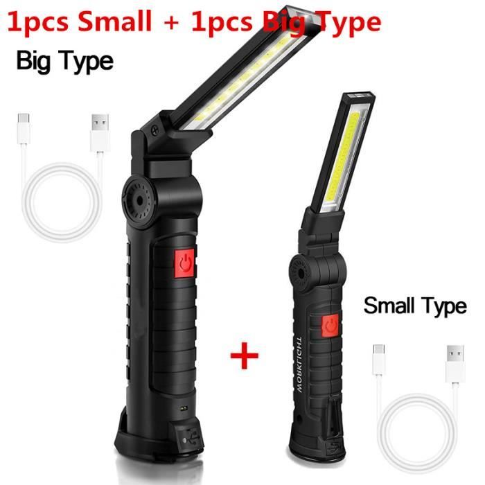 Petit et grand type--Lampe De Travail Led Portable À Base Magnétique ...