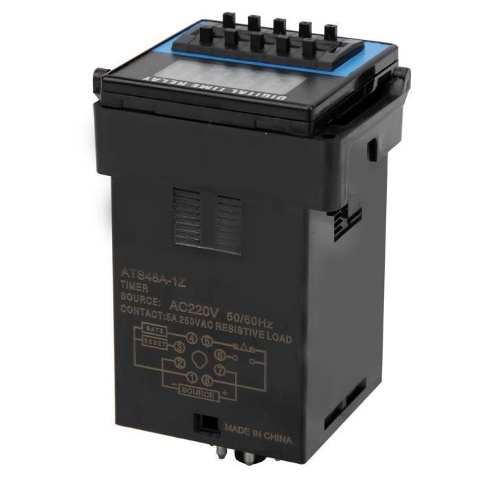 Akozon Relais de temps ATS48A-1Z affichage numérique relais temporisé ...