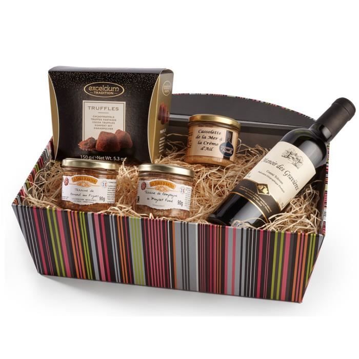 Coffret Cadeau Gourmand - Panier Escale Festive Option - Sans coffret ...
