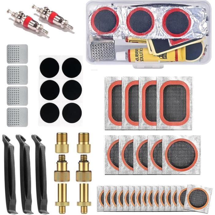 Kit RéParation Patch Pneu VéLo, Kit RéParation VéLos, Rustine VéLo ...