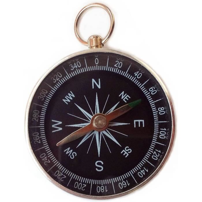 Boussole, Camping Boussole en Métal,Porte-Clés Boussole,Boussole de ...