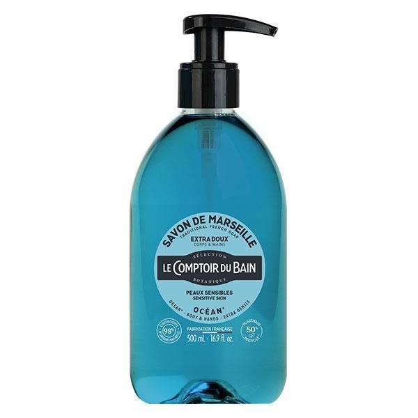 Le Comptoir du Bain Savon de Marseille Extra Doux 500ml - Cdiscount Au ...