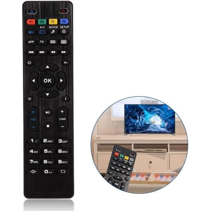 TV Box Remote Control,Remplacement de la télécommande Universelle pour ...