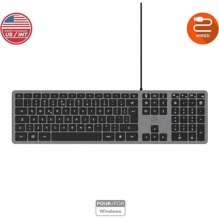 Clavier Ultra Slim - MOBILITY LAB - ML302843 - QWERTY US International ...