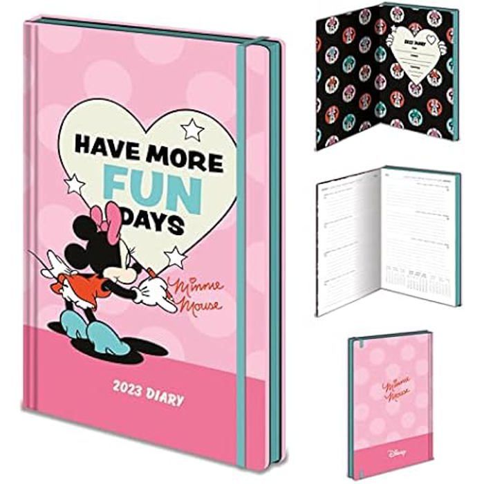 Agenda A5 - PYRAMID INTERNATIONAL - Minnie Mouse - Couverture rigide ...
