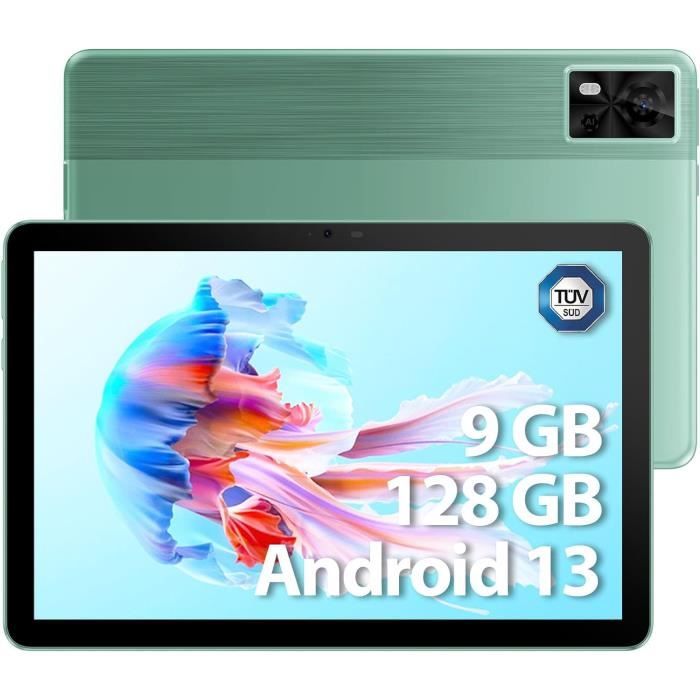 T10E Android 13 Tablette Double 4G Lte+5G Wifi 9Gb + 128Gb(1Tb Tf), 10 ...