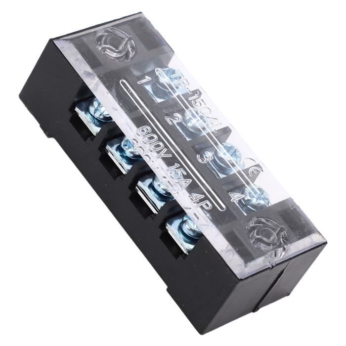 Shipenophy - bornier avec couvercle Bornier double rangée à courant ...