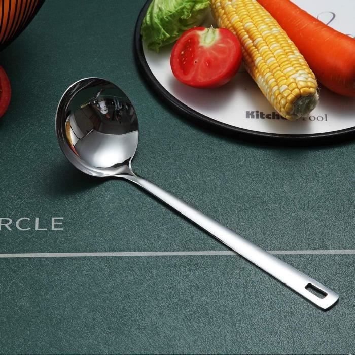 Louche en acier inoxydable, louche à soupe, louche de cuisson, louche ...
