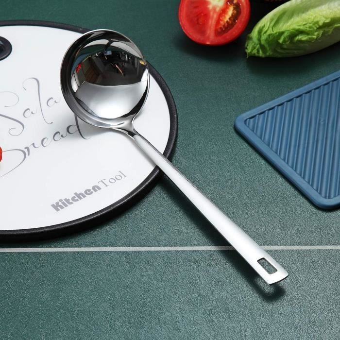 Louche en acier inoxydable, louche à soupe, louche de cuisson, louche ...