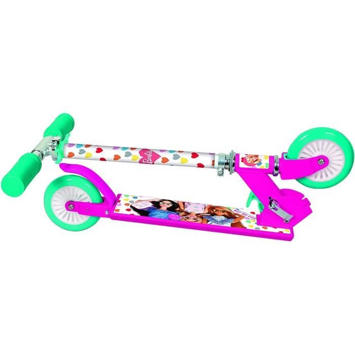Trottinette - ODS - Barbie - Rose - 2 roues - Aluminium 65 cm - Achat ...