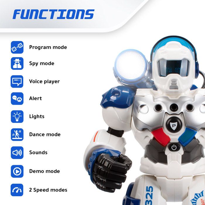 Xtrem Bots - Patrol Police, Robot Telecommandé Enfant 5 Ans Ou Plus ...