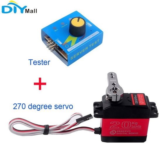 Testeur de servomoteur pour voiture jouet RC DS3218 20kg,engrenage ...