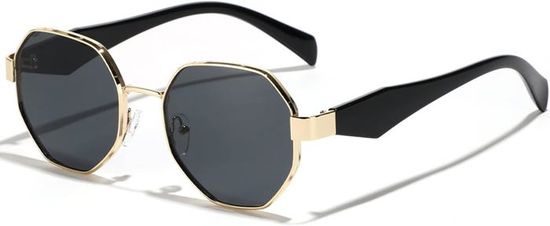 Lunettes de soleil polygonales rétro pour femmes et hommes lunettes ...