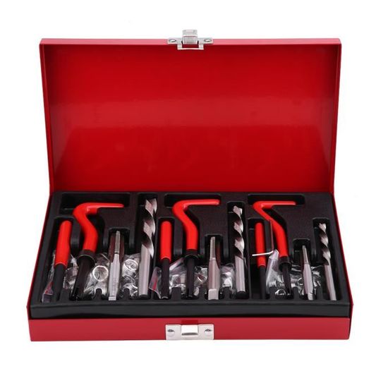 Kit de réparation de filetage - DILWE - 88Pcs - M6 M8 M10 - Acier allié ...