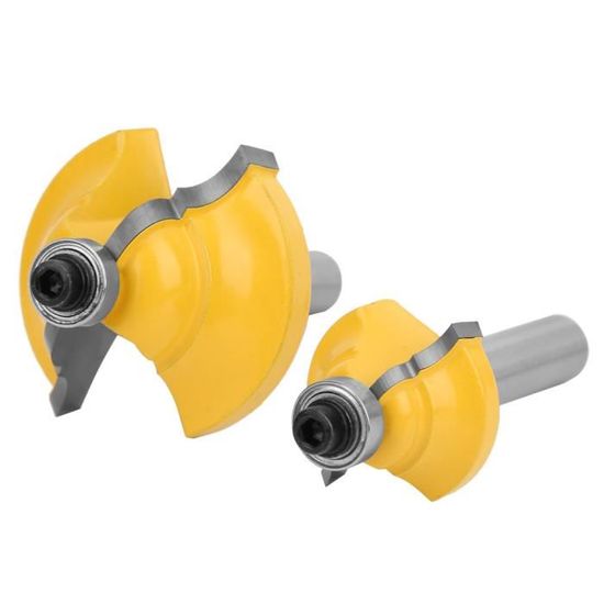 Coupeur Fraisage De Menuiserie De Chanfrein De Peu De Routeur 8Mm 2Pcs ...