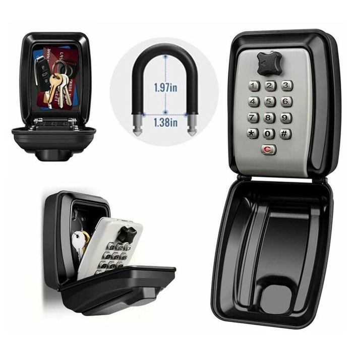 Etanche Boite à Clés Sécurisée Boite a Clefs Murale Coffre Clef ...