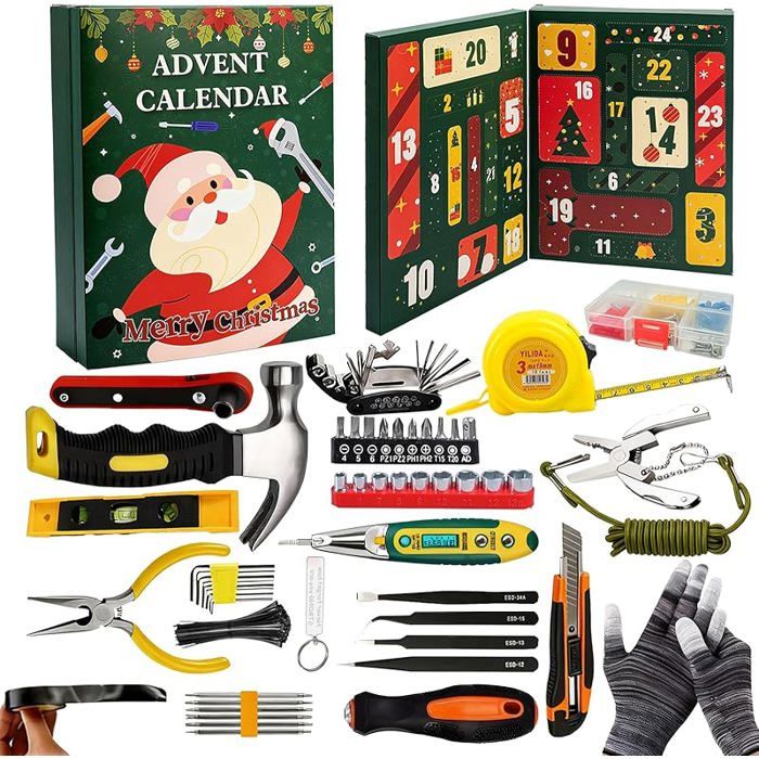 2025 Tools Advent Calendar for Men Teens Boys 24 Day Calendar Countdown ...