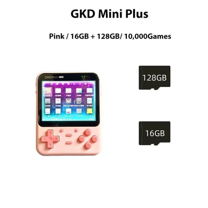 Rose 128g - Consoles de jeux vidéo rétro GKD Mini Plus, WiFi, Bluetooth ...