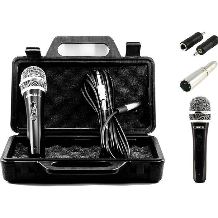 Prime Microphone Dynamique pour la Connexion Audio Chant Rap Studio ...