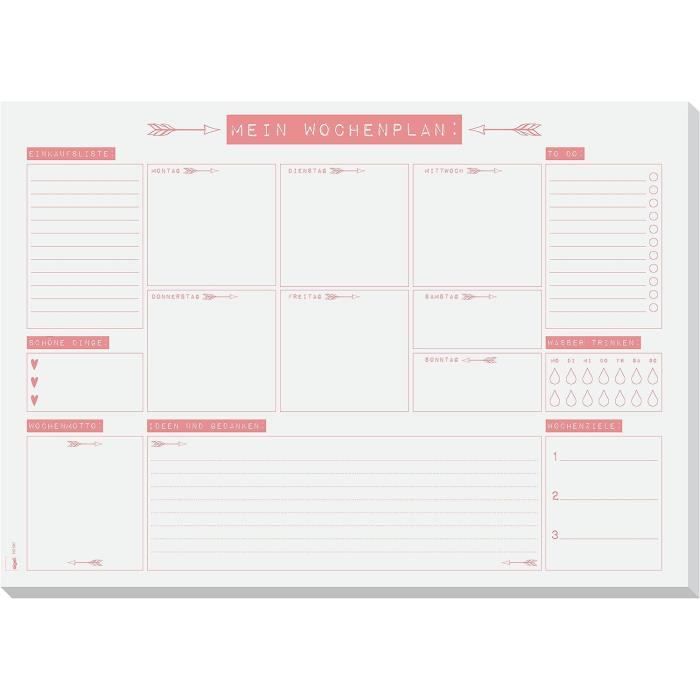 SIGEL HO507 Sous-main de bureau en papier Format A3 avec calendrier ...