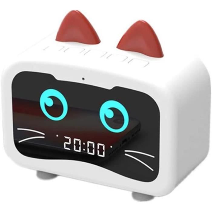 Radio-réveil des Oreilles de Chat, avec Bluetooth, Radio FM numérique ...