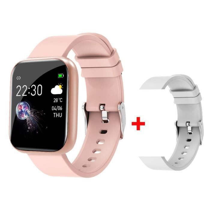 Montres Smartwatch pour homme et femme montre digitale et sportive avec afficheur LED bracelet feminin et Type i5s add strap6 Achat vente montre Mixte Adulte Resine Cdiscount